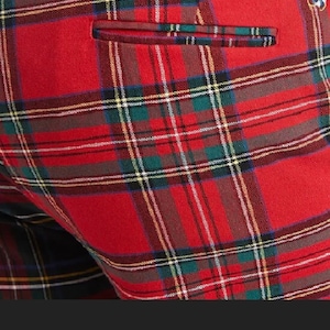 Scottish Man's Royal Stewart and Black Stewart Tartan Pants Custom Made ...