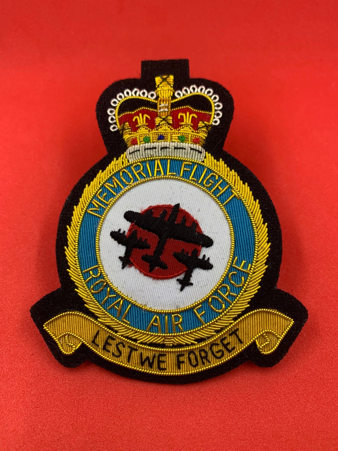 Royal Air Force Battle of Britain Memorial Flight RAF Hand Embroidered ...