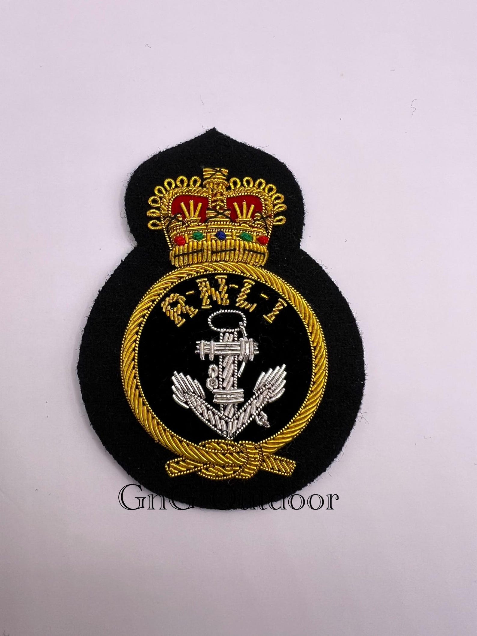 RNLI Coxswain Cap Badge RNLI Hand Embroidered Bullion and Wire Cap ...