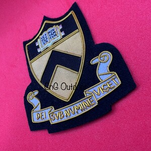 Princeton University Blazer Badge Hand Embroidered Bullion and Wire ...