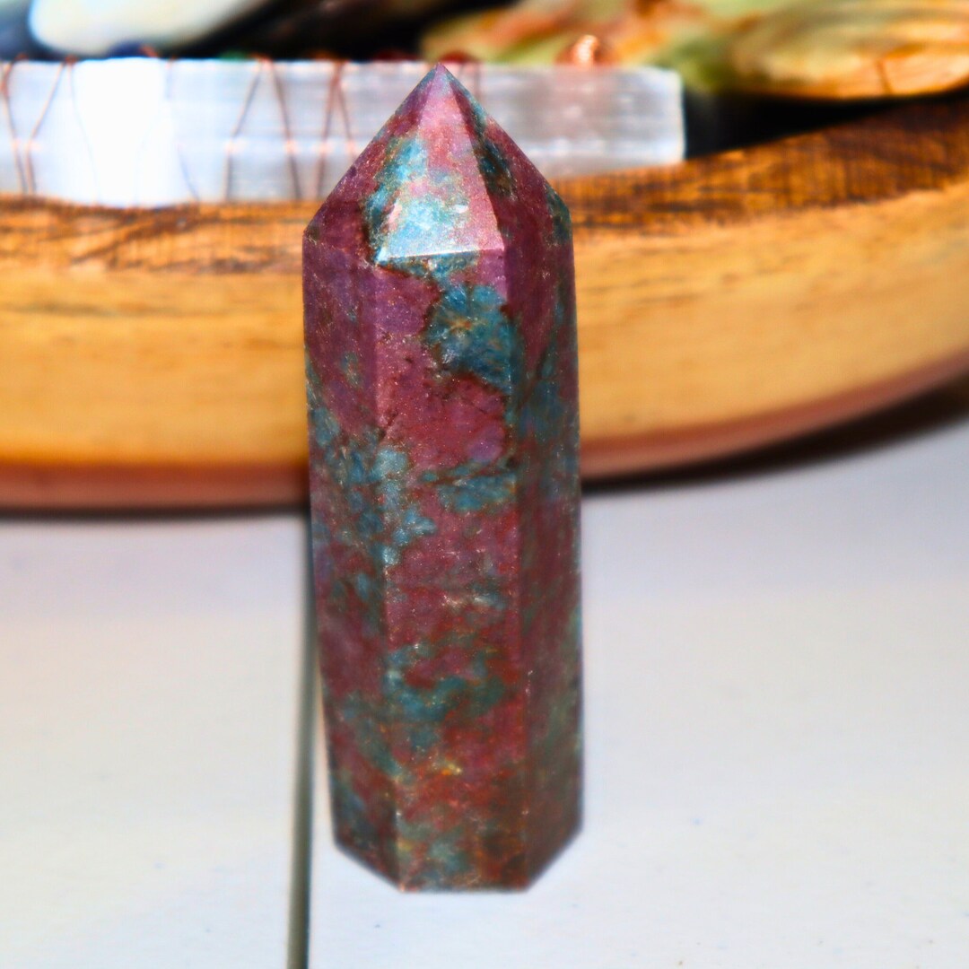 High Quality Ruby Kyanite Point - Natural Gemstone for Healing and ...