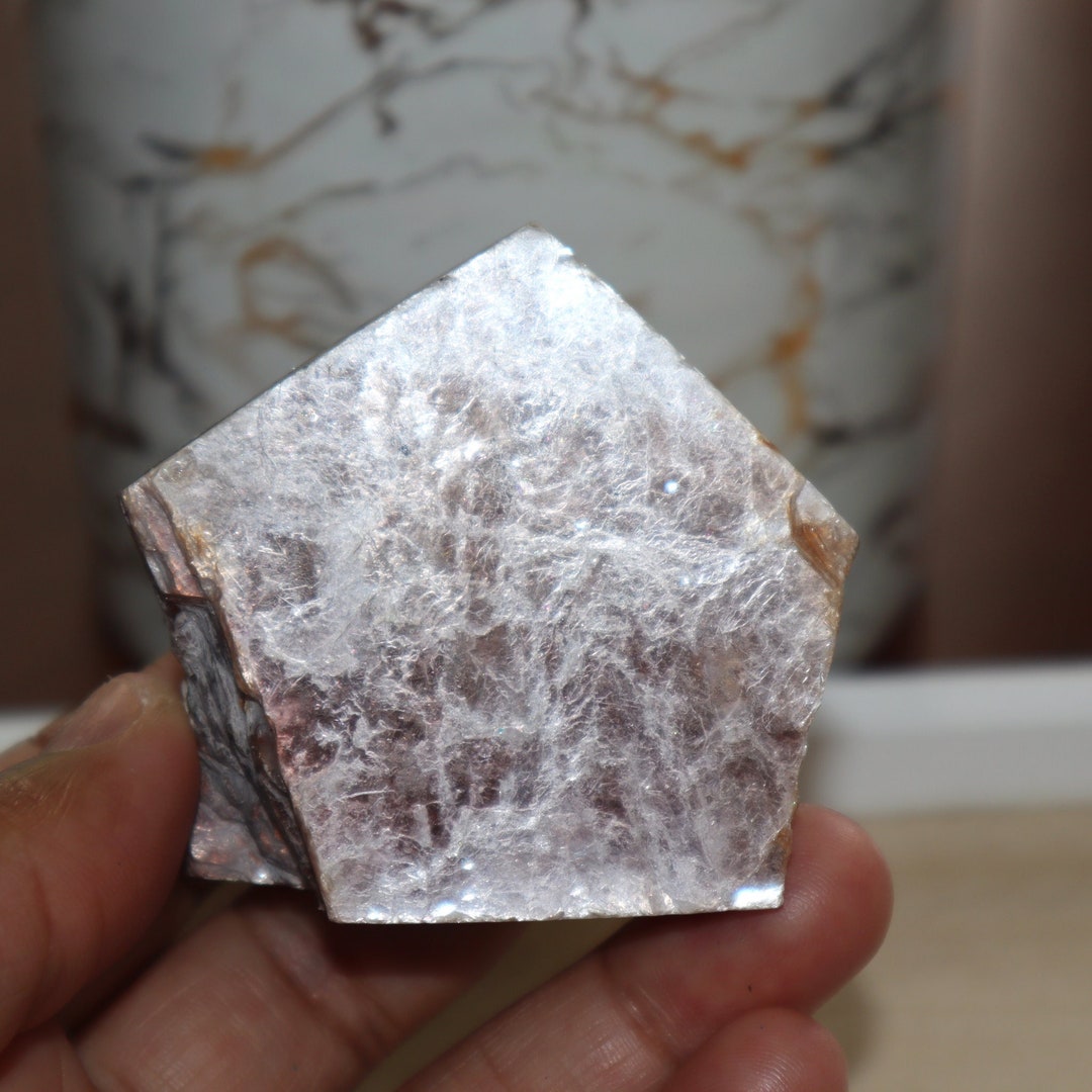 Raw Purple Mica Point, Mica Tower, Mica Freeform, Flashy Mica, Crystal ...