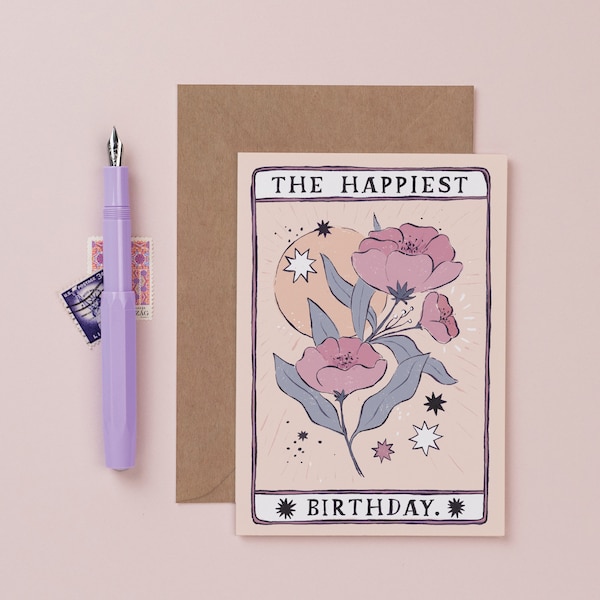 Tarot Birthday Card - Etsy