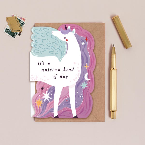 Unique Unicorn Cards - Etsy UK
