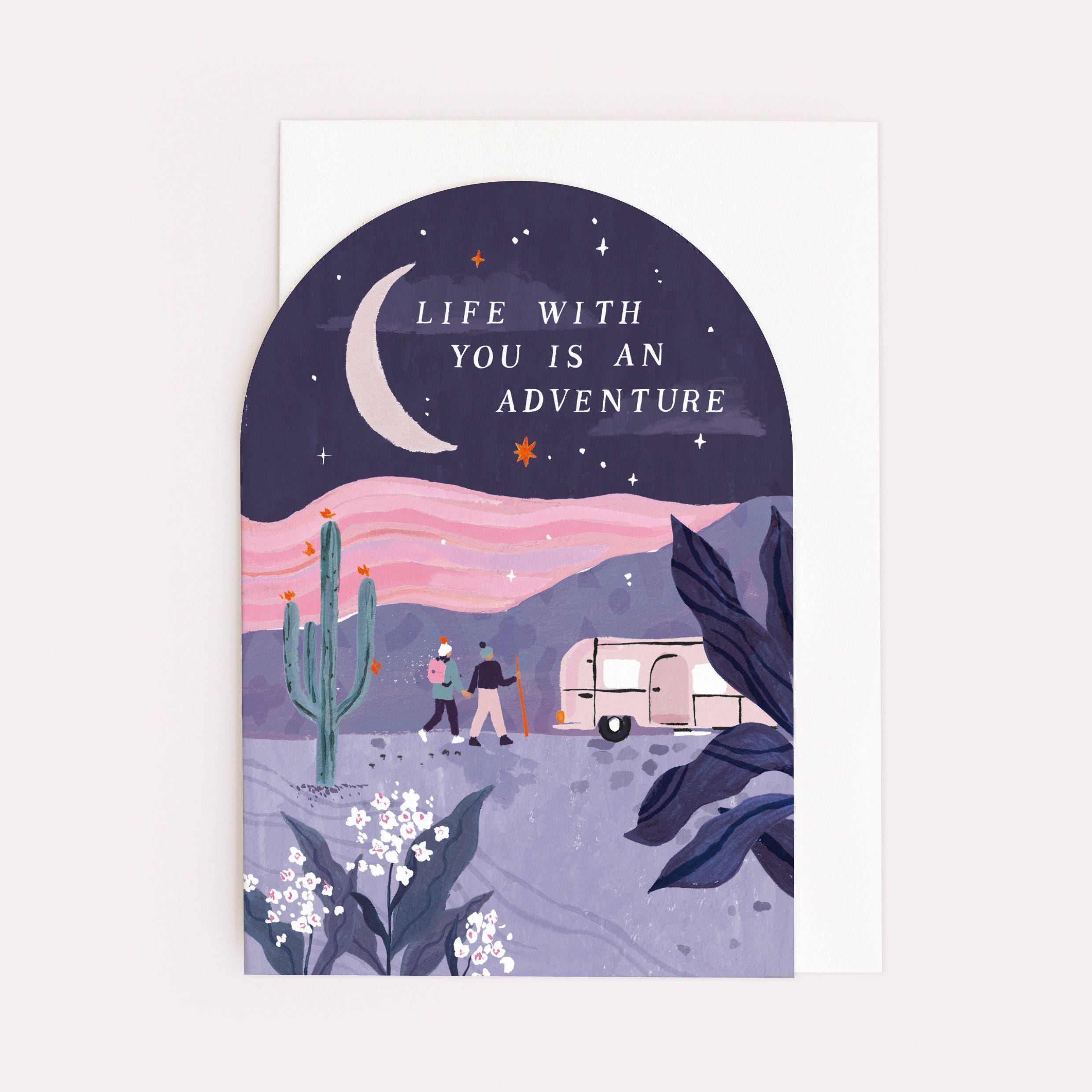Adventure Anniversary Card | Adventure Card for Partner | Male ...