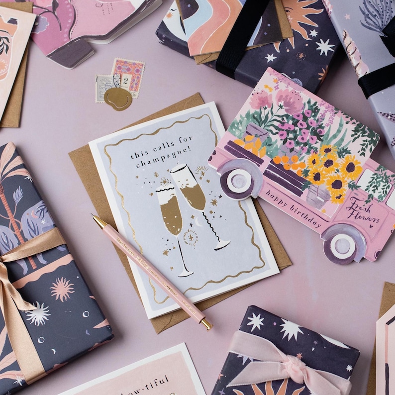This Calls for Champagne Card | Congratulations Card | Anniversary Card ...