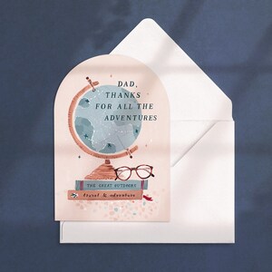 Dad Adventure Card | Father's Day Card | Male Birthday Card | Dad ...