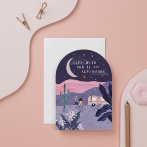 Adventure Anniversary Card | Adventure Card for Partner | Male ...