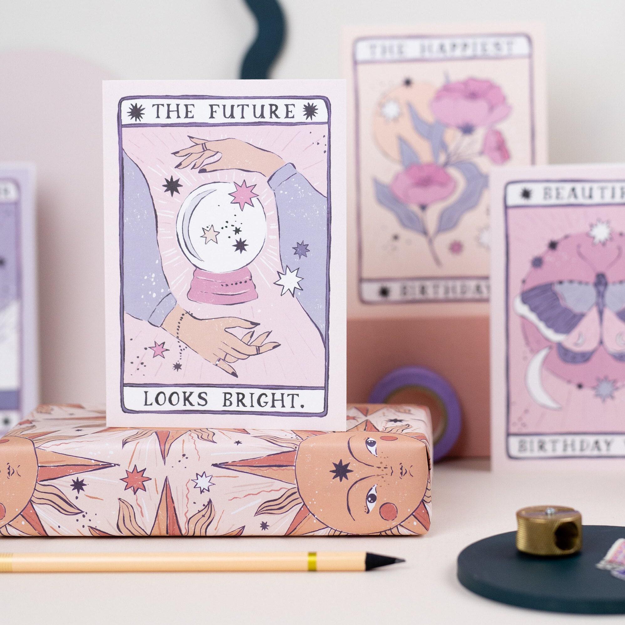 Future Looks Bright Congratulations Card | Tarot Card | Fortune Teller ...