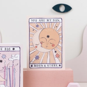 Sun, Moon & Stars Card | Love Card | Anniversary Card | Wedding ...