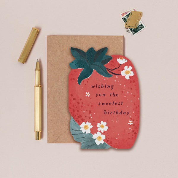 Strawberry Birthday - Etsy