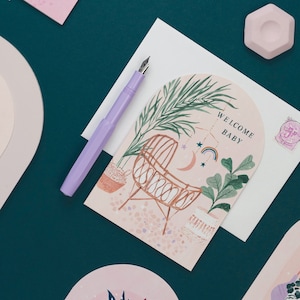New Baby Card With Gender Neutral Design | Unisex New Baby Card ...