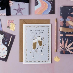 This Calls for Champagne Card | Congratulations Card | Anniversary Card ...