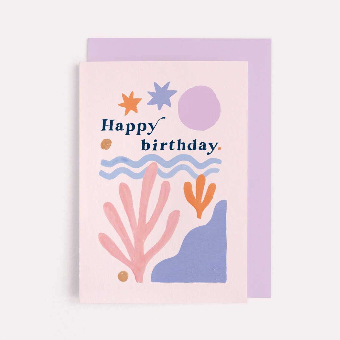 Birthday Card Abstract Birthday Card Birthday Card for Her - Etsy