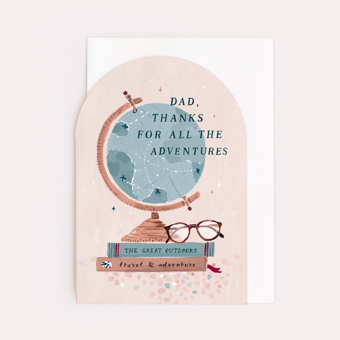 Dad Adventure Card Father's Day Card Male Birthday Card Dad Birthday ...
