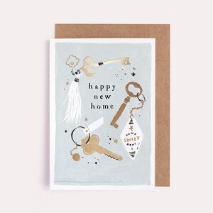 Keys New Home Card | Housewarming Card | New House Card | Moving Card | New Apartment Card ...
