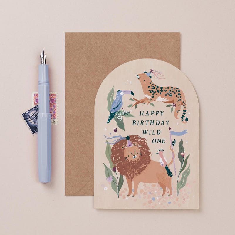 Wild Birthday Card - Etsy