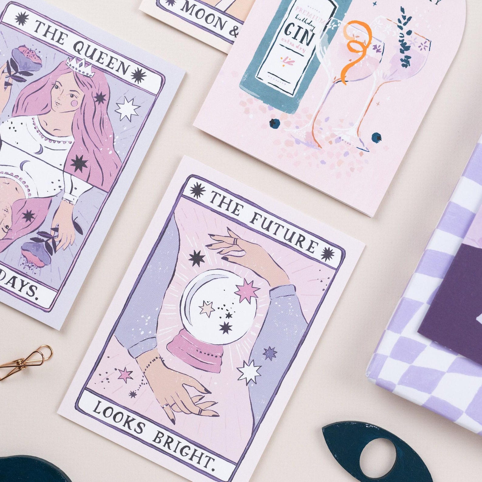 Future Looks Bright Congratulations Card | Tarot Card | Fortune Teller ...