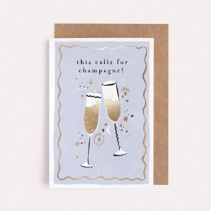 This Calls for Champagne Card | Congratulations Card | Anniversary Card ...