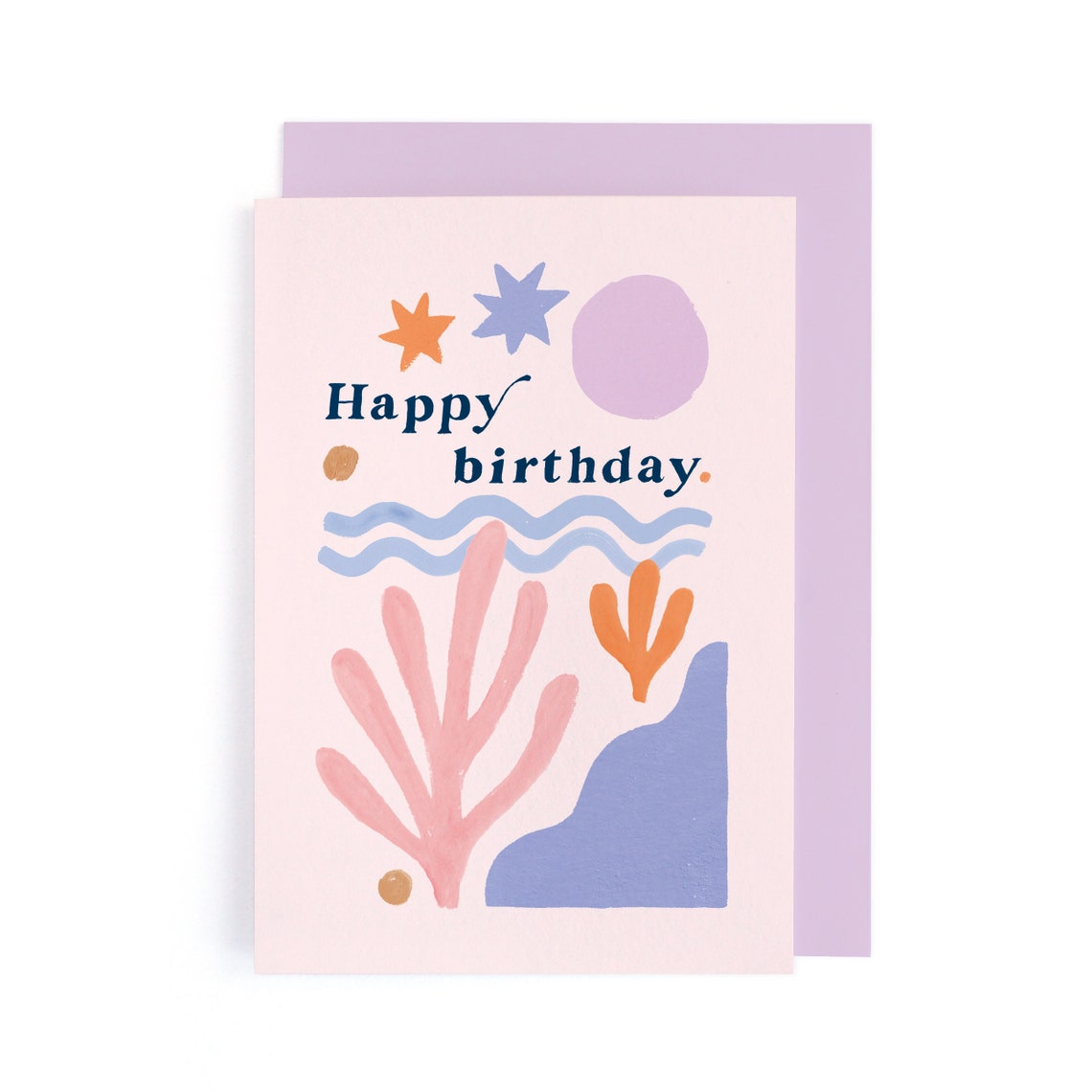 Birthday Card Abstract Birthday Card Birthday Card for Her | Etsy