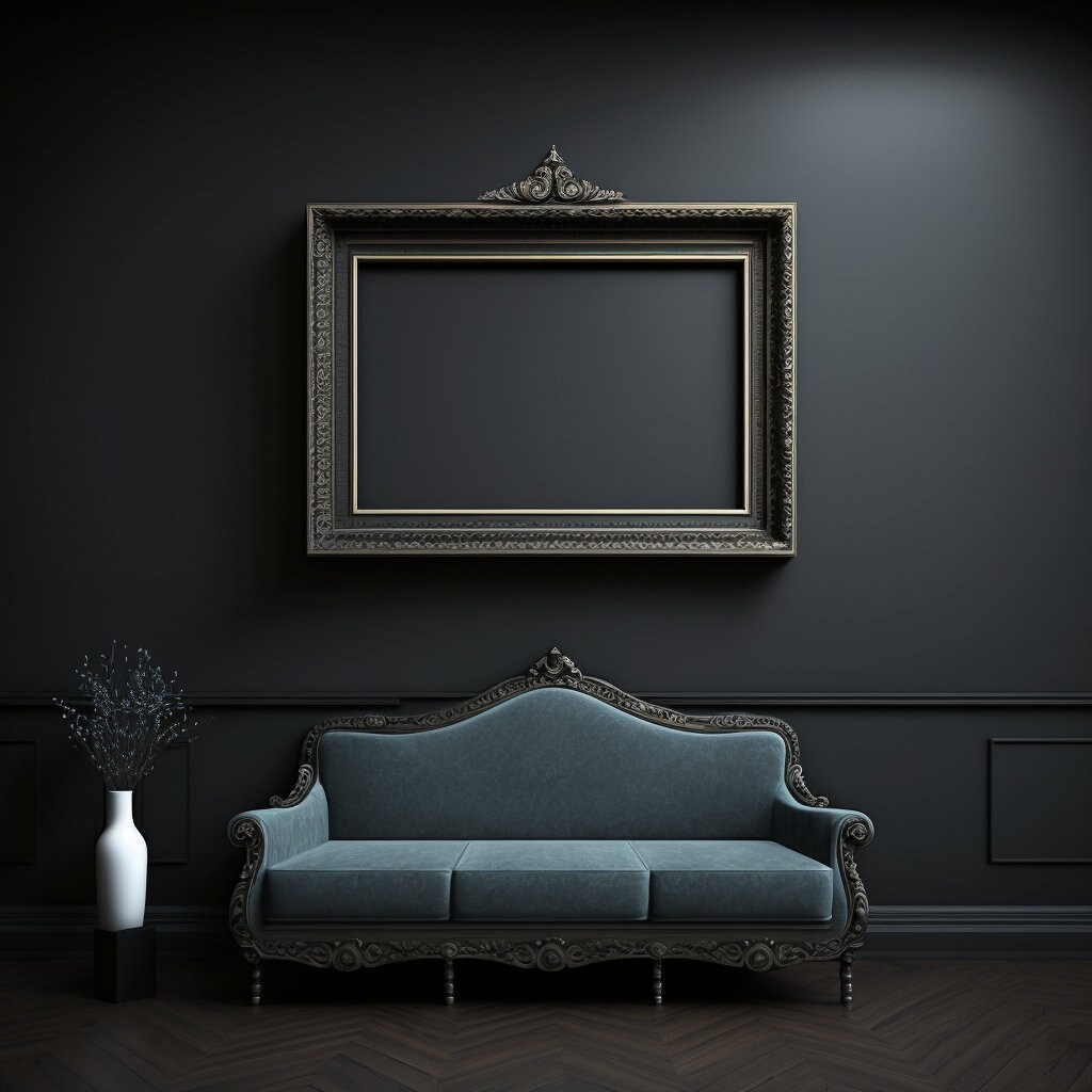 250 Dark Frame Mockups Frame Mock up Bundle Modern Mock up Photograph ...