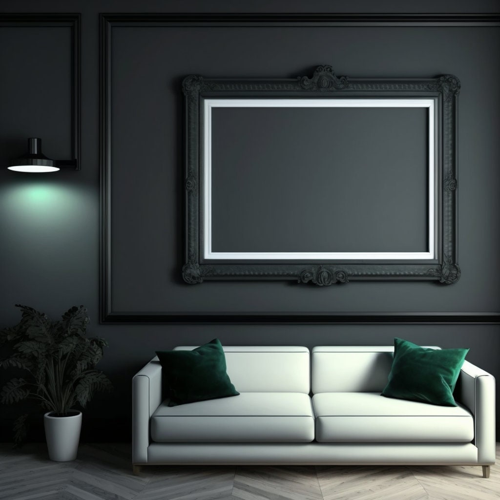 250 Dark Frame Mockups Frame Mock up Bundle Modern Mock up Photograph ...