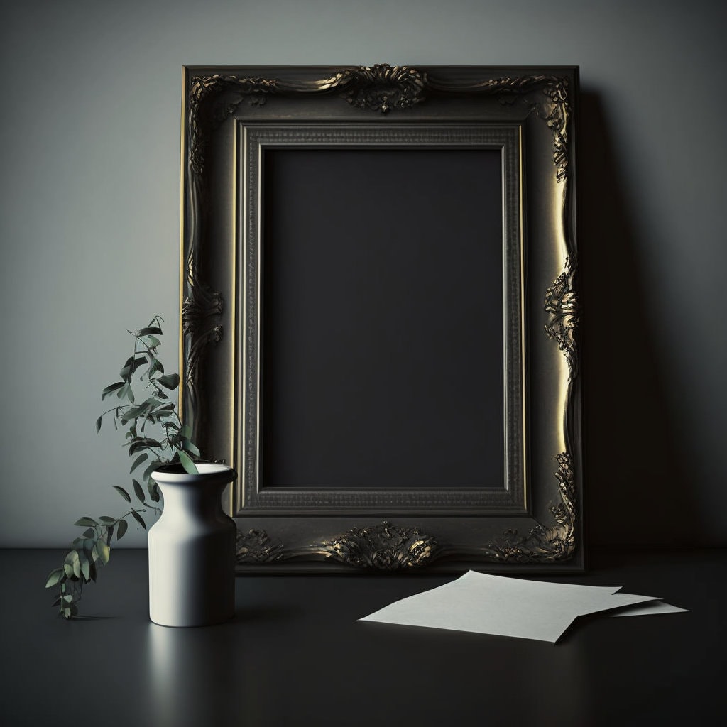 250 Dark Frame Mockups Frame Mock up Bundle Modern Mock up Photograph ...