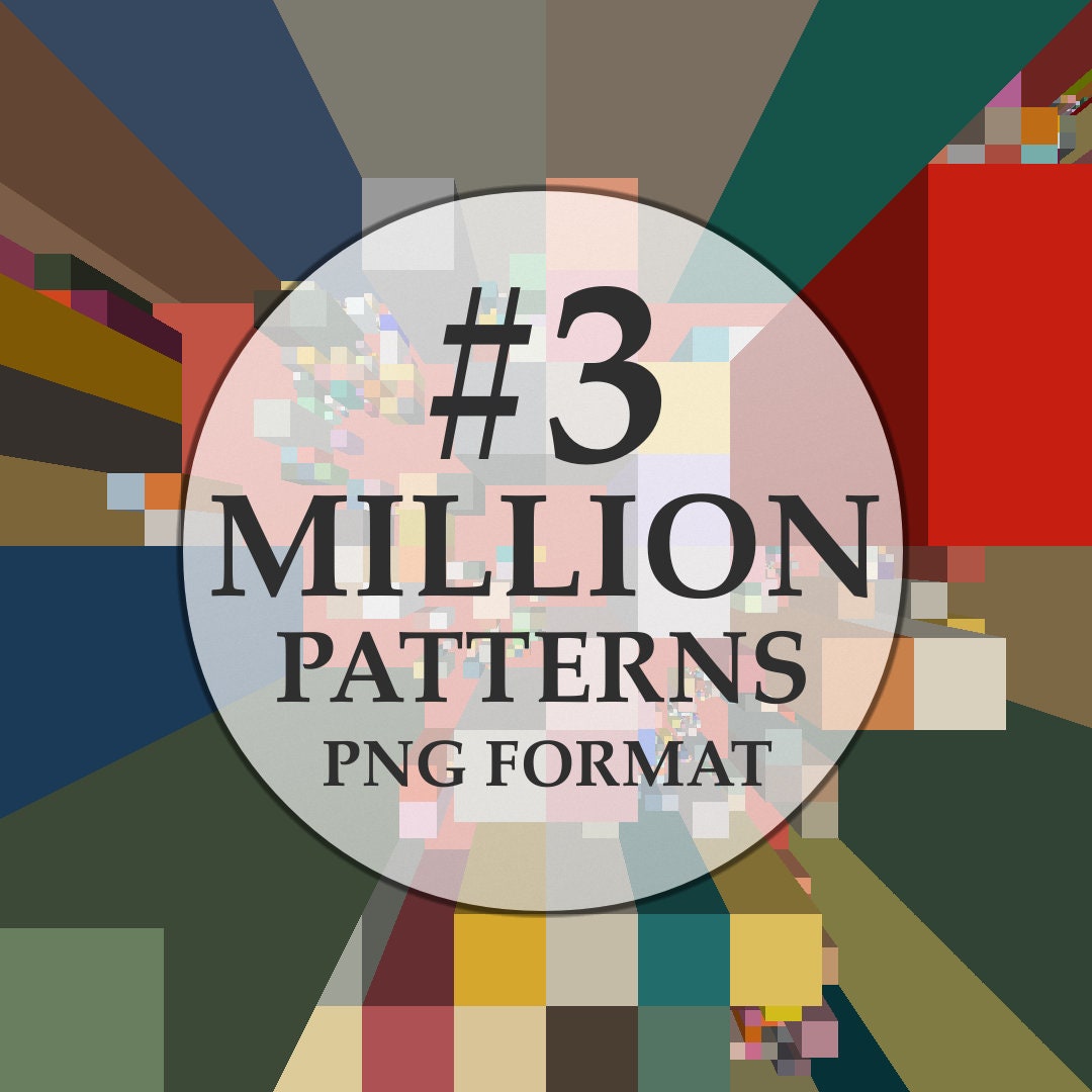 Million Unique Patterns, Pattern Bundle Collection 3, CC0 Public Domain ...