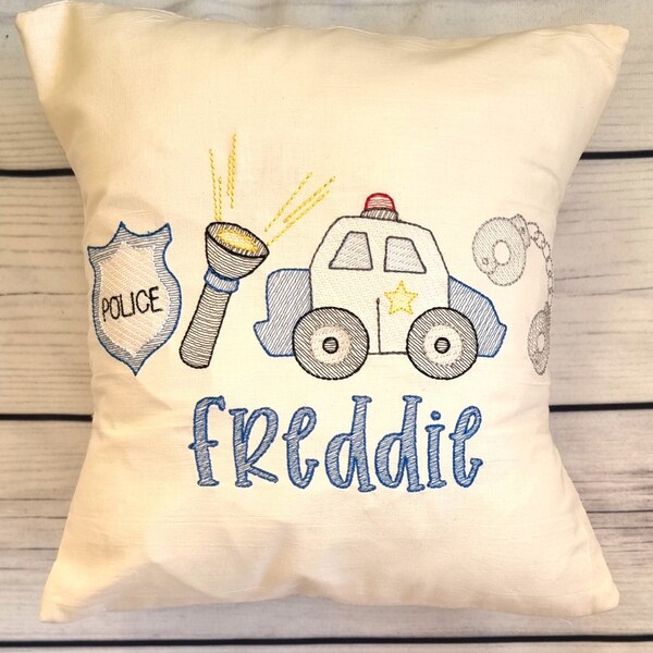 Police Car Pillow - Etsy