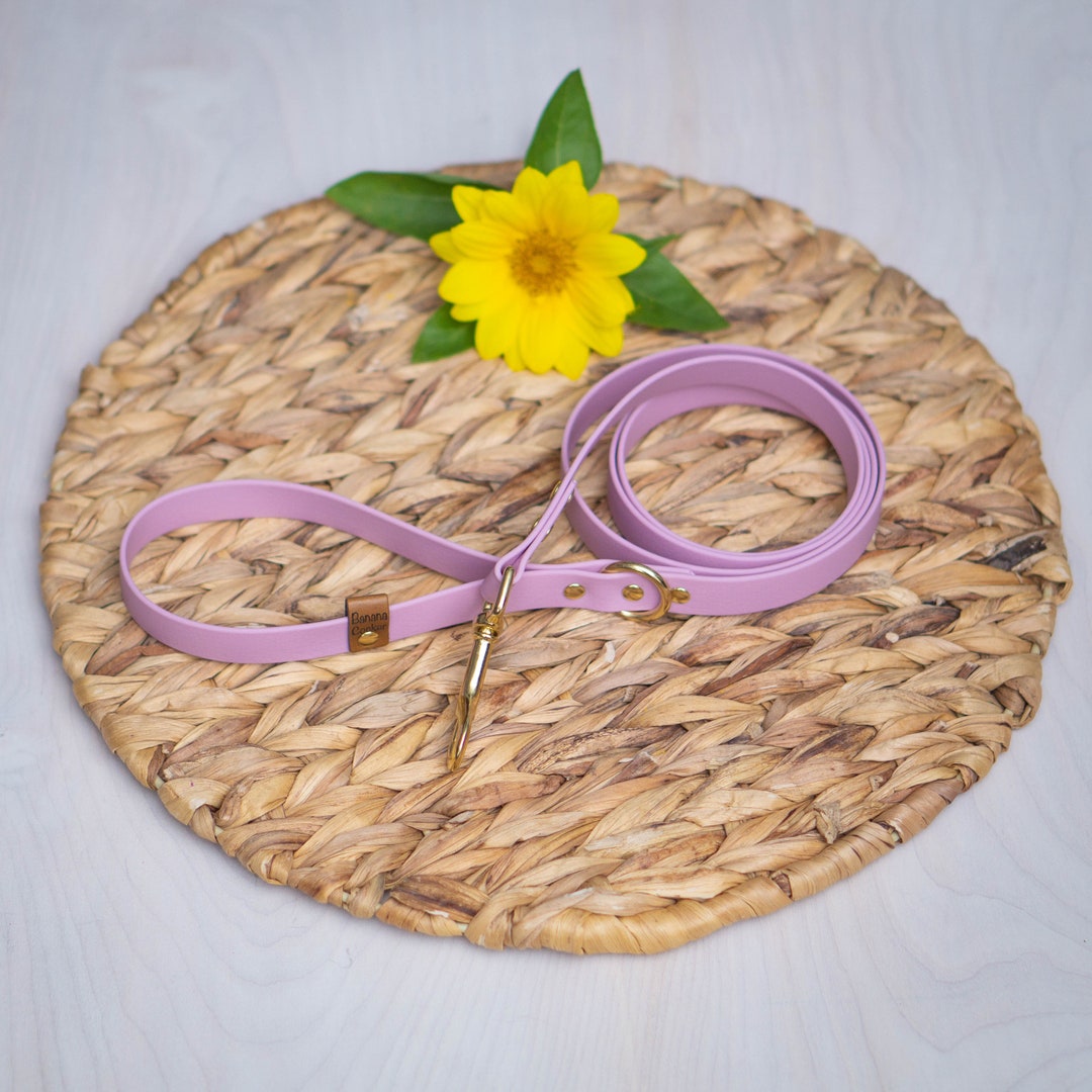 Lavender / Pink Biothane Dog Leash, 5/6ft Dog Rope Leash, Strong Dog ...