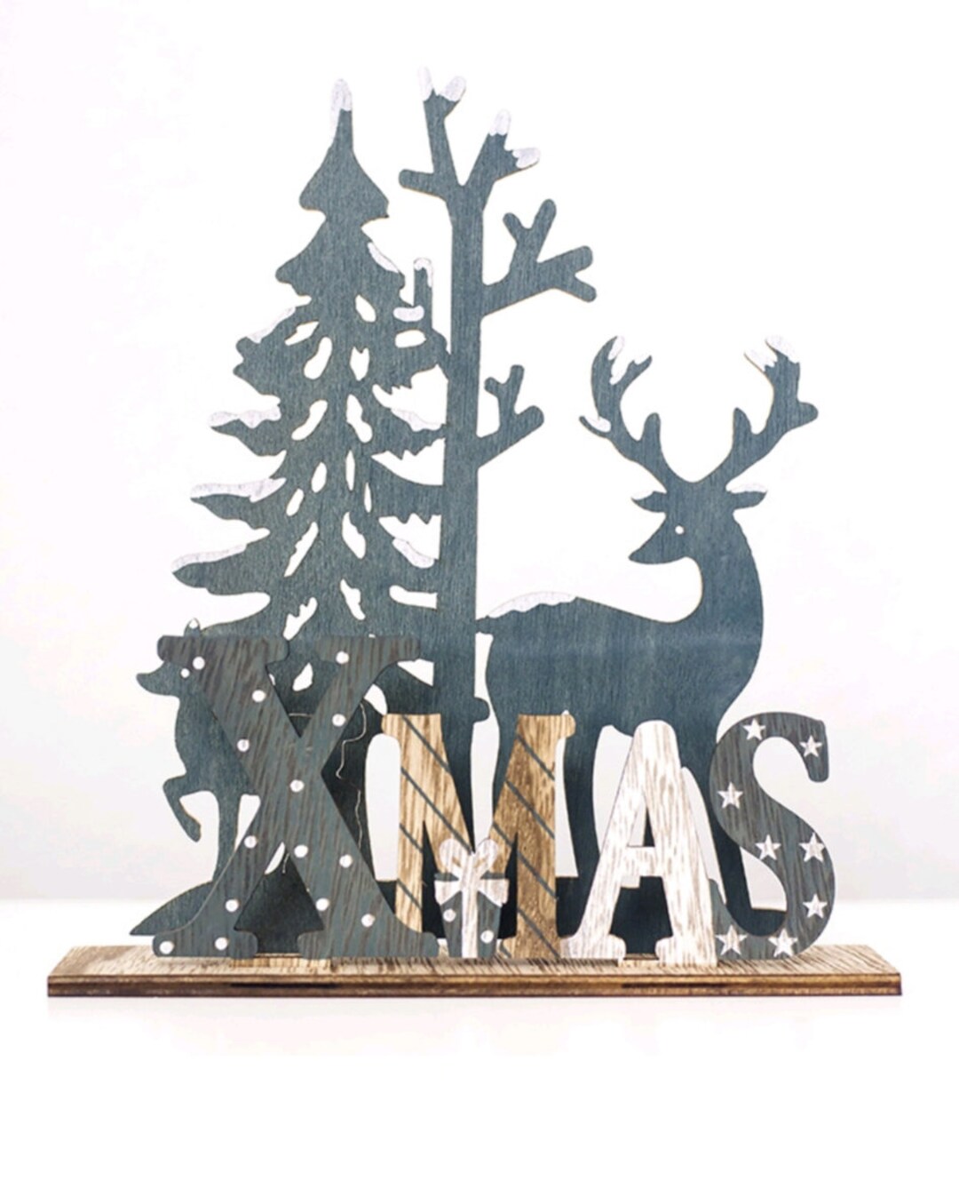 Farm House Elk Christmas Decor - Etsy