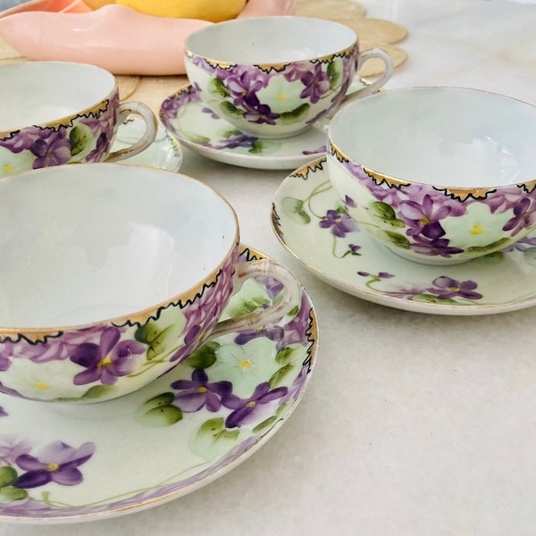 Violet Tea Cup - Etsy