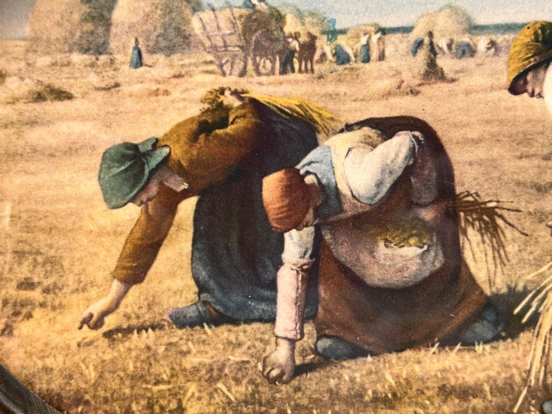 Vintage Millet the Gleaners Oval Wall Art 3 Woman Gleaning - Etsy