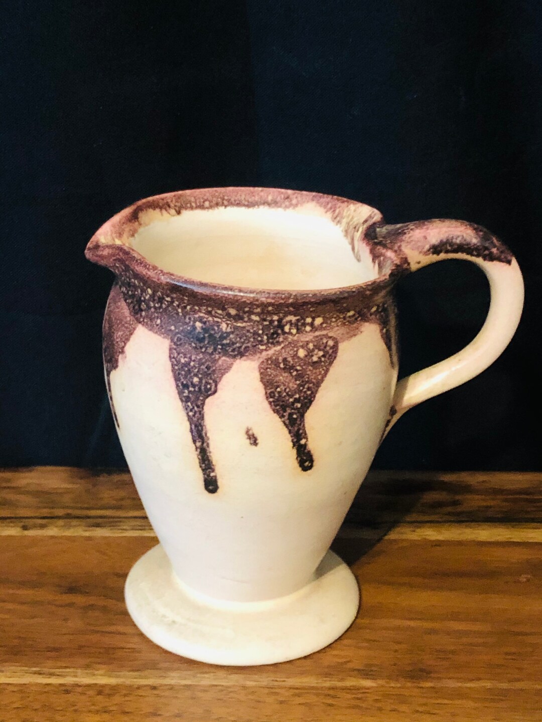 Antique Dutch Pottery - Gouda Regina Holland Jug W/ Handle - Hand ...