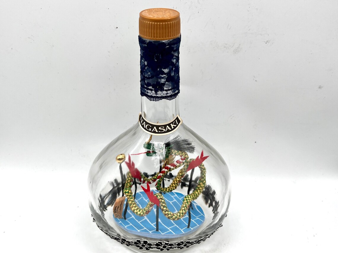 RARE Empty Nikka Whisky Dragon in Bottle Nagasaki Kunchi From | Etsy