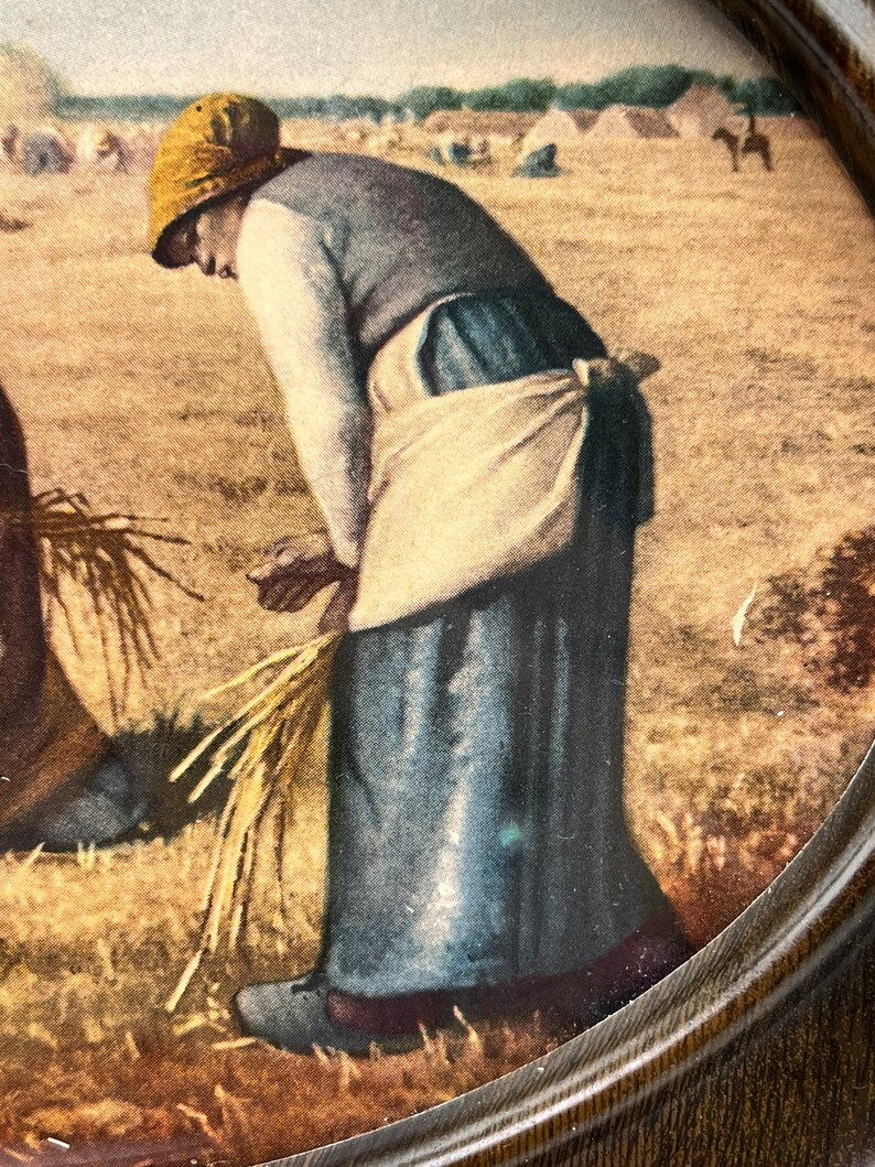 Vintage Millet the Gleaners Oval Wall Art 3 Woman Gleaning - Etsy