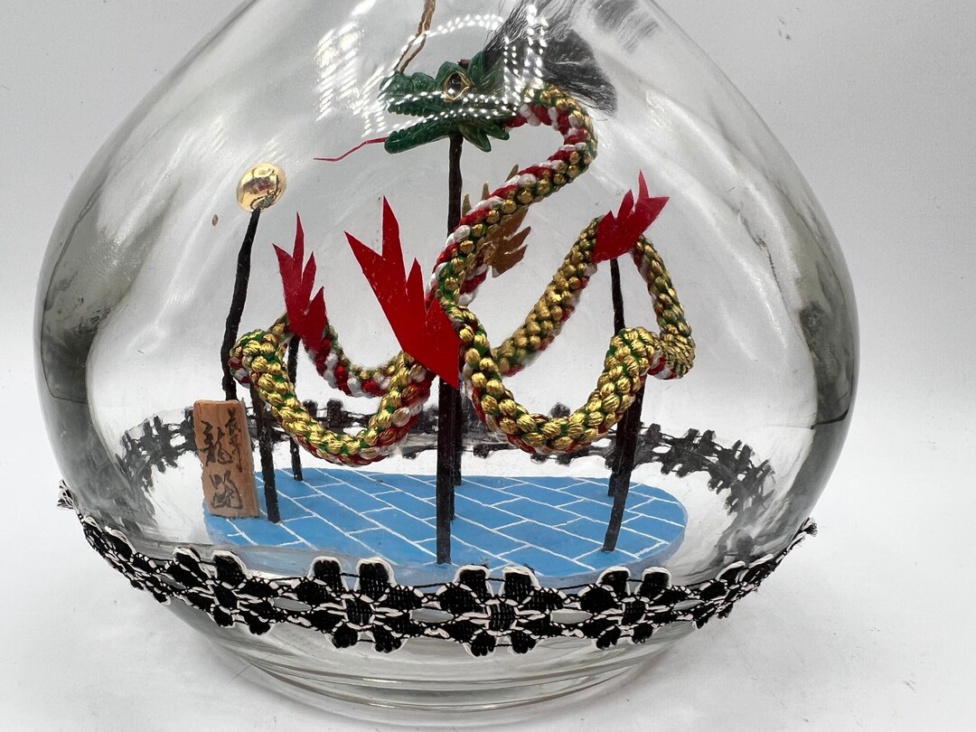 RARE Empty Nikka Whisky Dragon in Bottle Nagasaki Kunchi From - Etsy