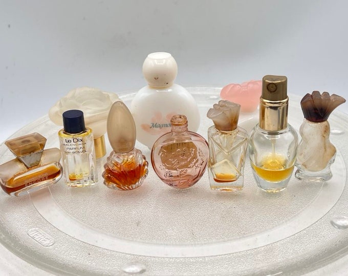 Vintage Mini Perfume Bottle Collection, 11 Pieces, Refillable Bottles ...