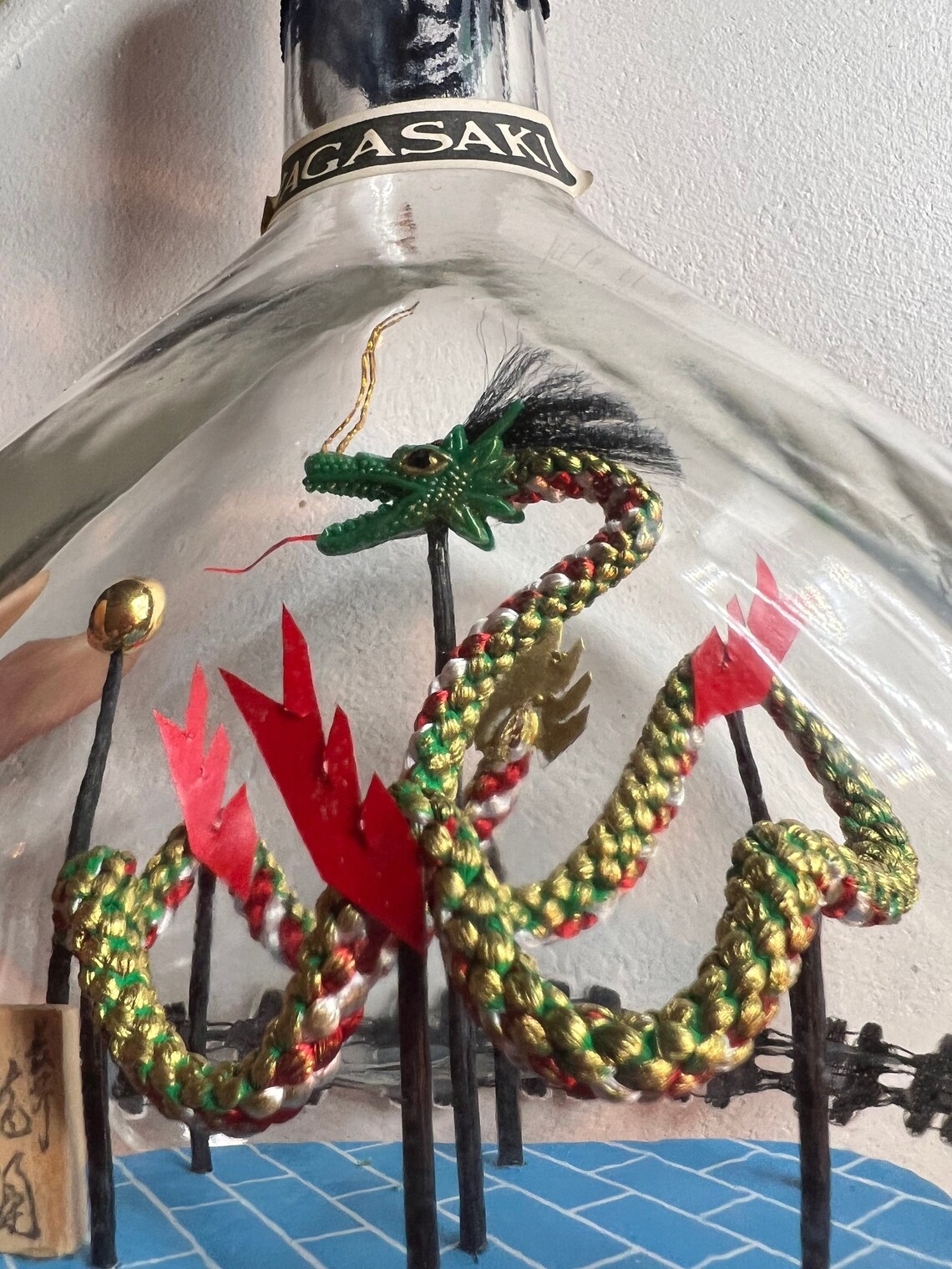 RARE Empty Nikka Whisky Dragon in Bottle Nagasaki Kunchi From | Etsy