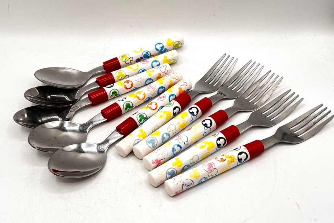Vintage Disney Besteck, Disney Gabeln, Disney Messer, 5er Set ...
