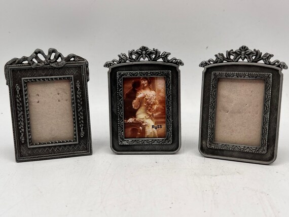 Vintage Russ Picture Frames Set of 3 Mini Frames Ornate | Etsy
