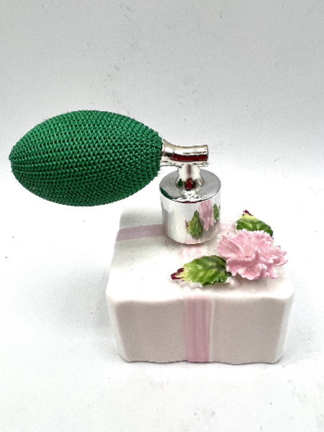 Vintage Atomizer Perfume Bottle, Refillable, Porcelain, Made in Germany ...