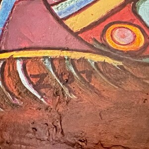 Vintage Aztec Mayan Sculpture, RARE FIND, Signed ZOTZ, Faux Stone on ...