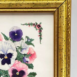 Vintage Framed Flower Prints, Set of 2, 1992 Consuelo Gamboa 3 Pink ...