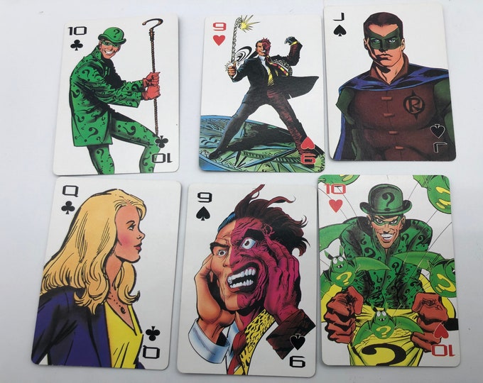 Vintage 1995 Batman Deck of Cards, Batman Forever Playing Cards ...
