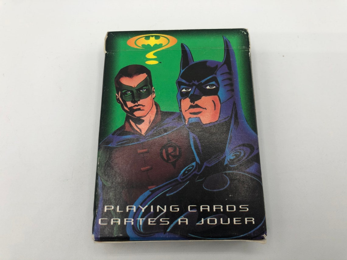 Vintage 1995 Batman Deck of Cards Batman Forever Playing | Etsy