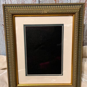 Patina Picture Frames, Vintage Set of 3, Green Patina & Gold, 8"x10 ...