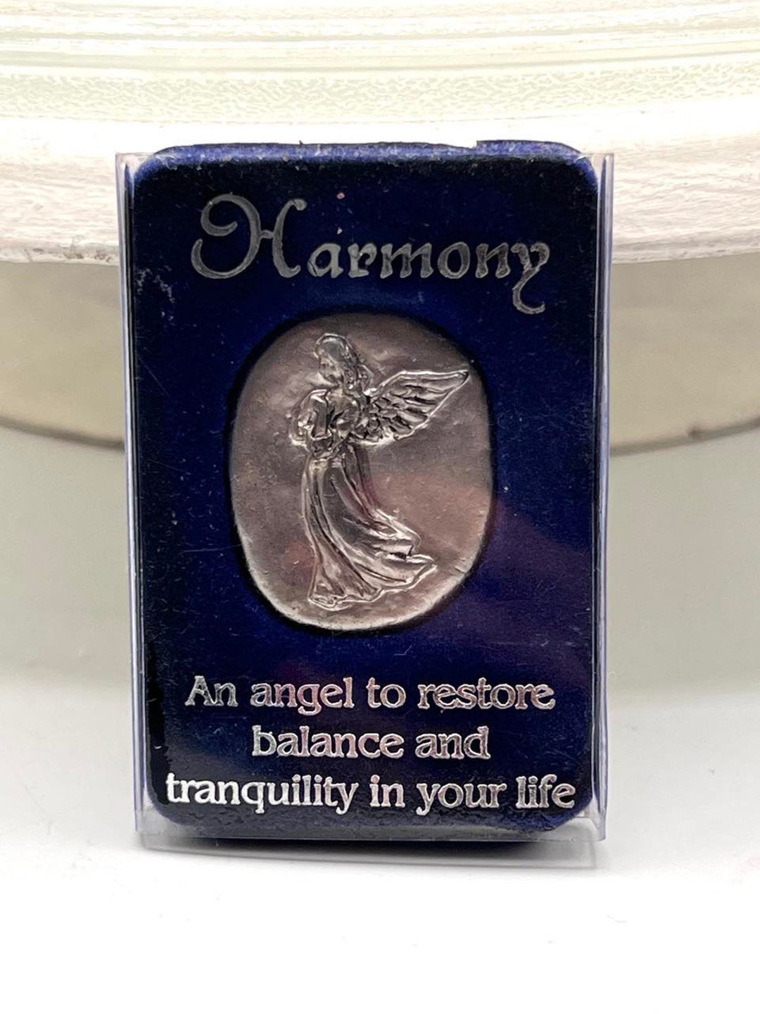Vintage Harmony Angel, Pewter Metal, Pocket Angel, Original Packaging ...