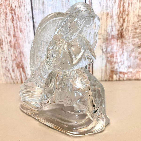 Lead Crystal Angel Figurines - Etsy