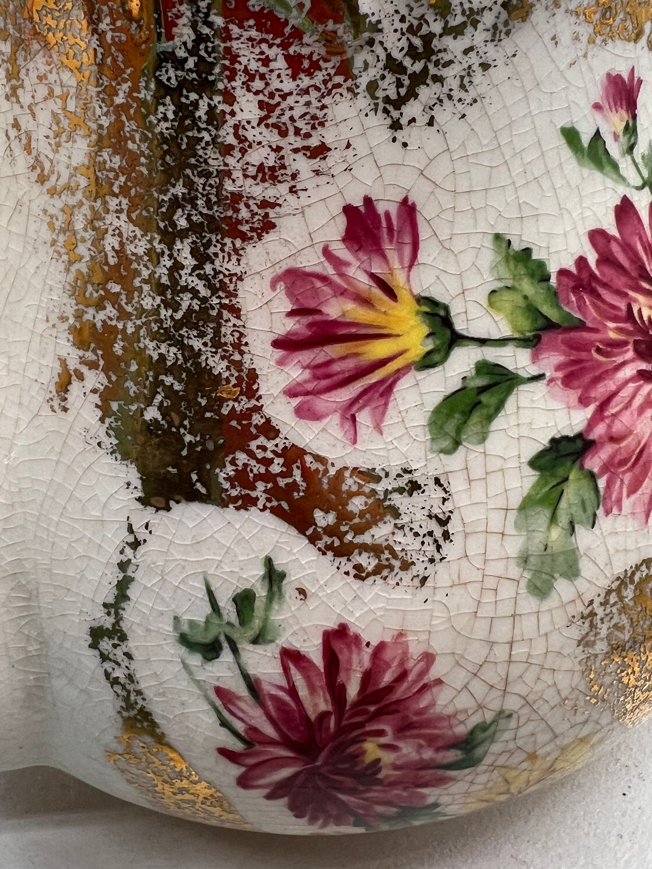 RARE Arthur Woods Crackle Glazed Teapot Porcelain Made in - Etsy Canada